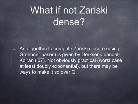 Computing With Matrix Groups Or How Dense Is Dense Ppt