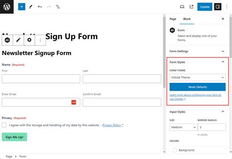 how to… customize the text on a form s submit button