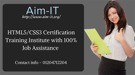 tips to html5 css3 certification training with 100 job assistance by