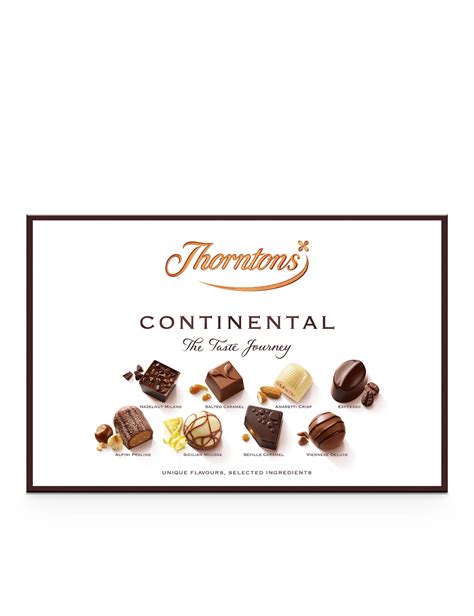 Thorntons Колекция шоколадови бонбони Continental 131 гр Продуктови