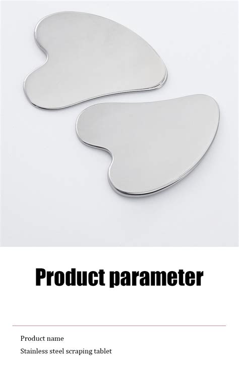 Scraping Board For Facial Beauty Face Lifting Nasolabial Folds Eye Massage Stainless Steel