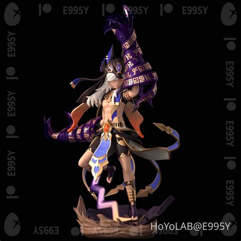 Cyno 3d Model Fanart Genshin Impact Hoyolab