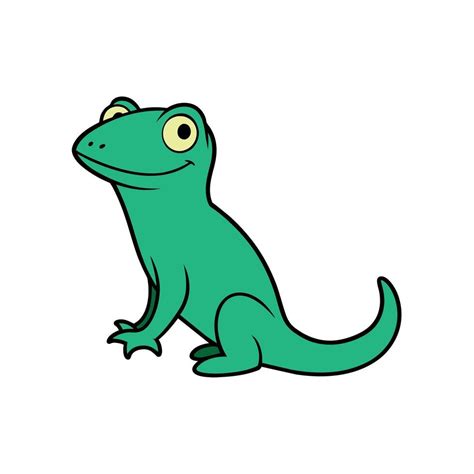 Basilisk Lizard Sits Icon Illustration 46918005 Vector Art At Vecteezy