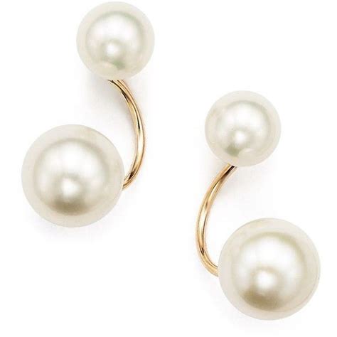 Zoe Chicco 14k Yellow Gold And Cultured Freshwater Pearl Stud Ear