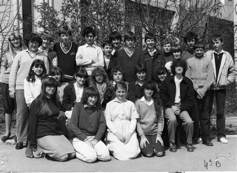 Photo De Classe Classe De 4b 1983 De 1982 Collège Jacques Prévert