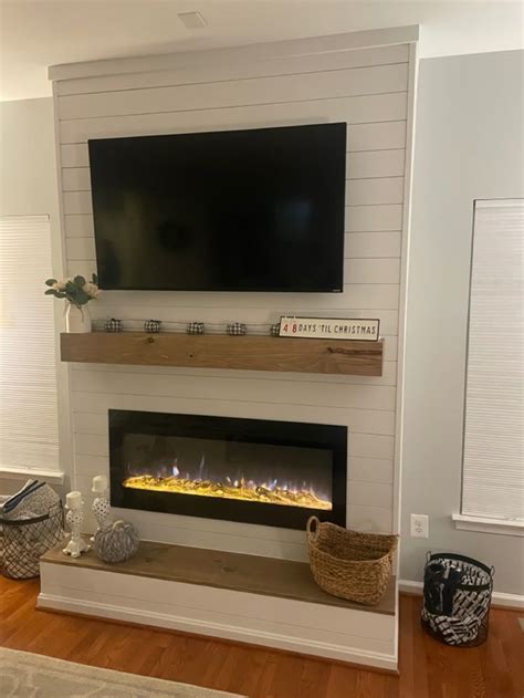 Transform Your Space Shiplap Fireplace Diy