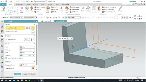 Video 12 Intersection Curves In Siemens Nx Sketch Tutorial Youtube