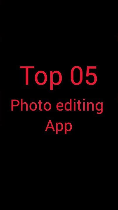 Top 05 Photo Editing App ️😱 Shorts Imesh Lk Youtube