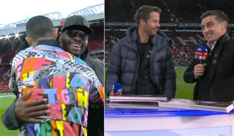 Watch Ronaldo Ignores Gary Neville In Live TV Snub