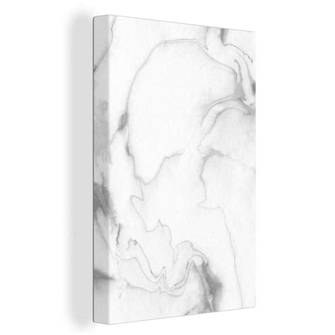 Onemillioncanvasses® Leinwandbild Marmor Grau Muster 1 St