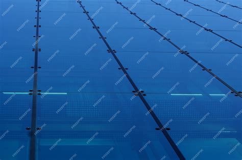 Premium Photo Geometric Detail Of Glazing On Modern Facade