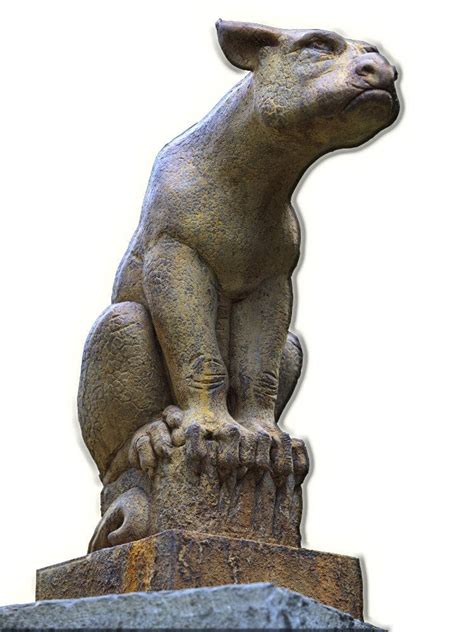 Ernie Cast Stone Garden Statue Gargoyle Statue