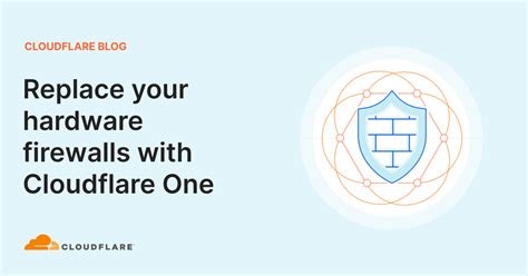 Replace Your Hardware Firewalls With Cloudflare One Replace Your Hardware Firewalls With Cloudflare One