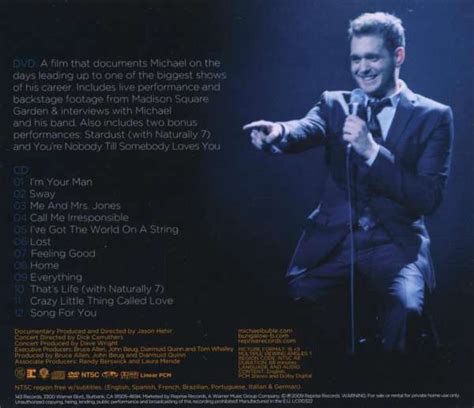 Michael Bublé Michael Bublémeets Madison Square Garden 2008 Dvd