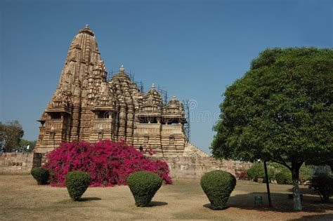 Templo En Khajuraho Foto De Archivo Imagen De Hinduismo 5873486