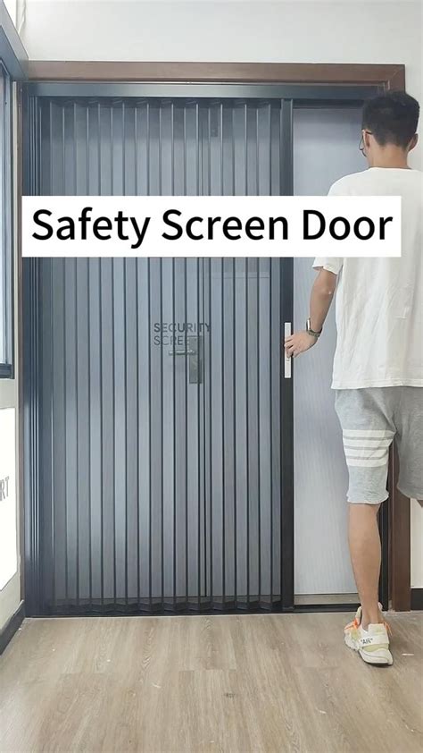 Trackless Screen Door Anti Mosquito Ventilate Screendoor Insectscreen