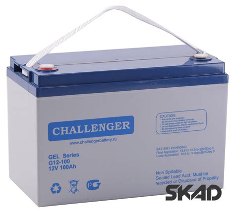 Гелевый аккумулятор Challenger G12-100 купить в Киеве и по Украине ...