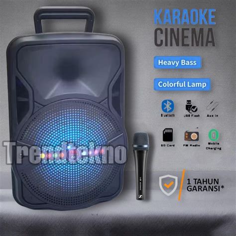 Jual Salon Speaker Bluetooth Karaoke Ukuran Besar Full Extra Bass