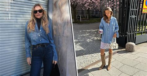 С чем носить джинсовую рубашку 6 образов 2025 Я Покупаю