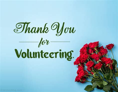 Thank You Volunteers