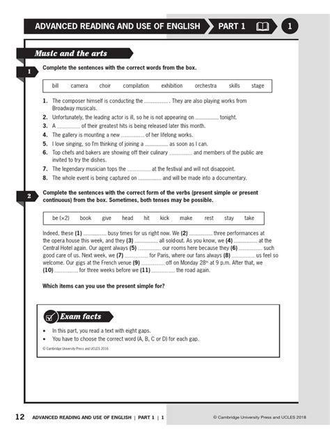 Multiple Choice Cloze 1 Class Pdf