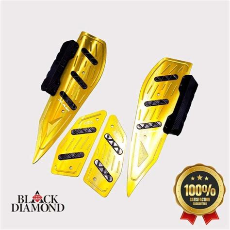 Promo Bordes Xmax 250 Old Connected Black Diamond Full Cnc Karpet Pijakan Gold Diskon 50 Di
