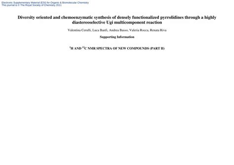 Pdf Diversity Oriented And Chemoenzymatic Synthesis Of Densely Diversity Oriented And