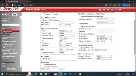 Draytek Router Setup For Gigafast Fttp