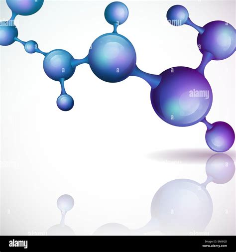 3d Molecule Background Stock Vector Image And Art Alamy