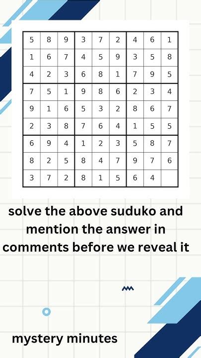 Can You Solve This Suduko In 20 Sec Comment Sudukochallenge Shorts