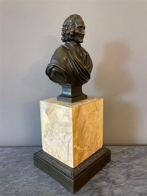 Classical Bronze Bust On Marble Plinth At 1stdibs