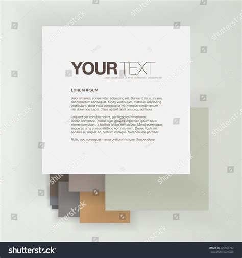 Abstract Pastel Color Text Box Design Stock Vector Royalty Free 126683732 Shutterstock