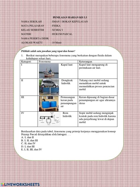 Soal Hukum Pascal Pdf Soal Hukum Pascal Pdf