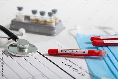 World Coronavirus Epidemic Concept Pandemic COVID 19 2019 NKoV Coronavirus Vaccine Testing