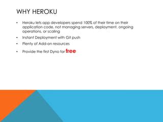 Heroku Cloud Platform PDF