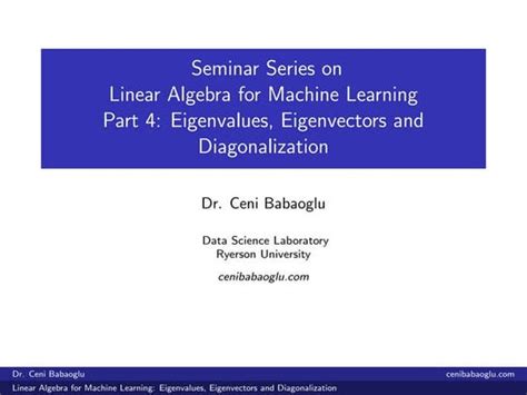 Eigenvalues And Eigenvectors Ppt