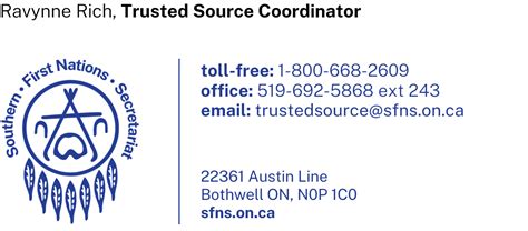 Trusted Source Program Southern First Nations Secretariat