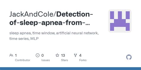 Github Jackandcole Detection Of Sleep Apnea From Single Lead Ecg