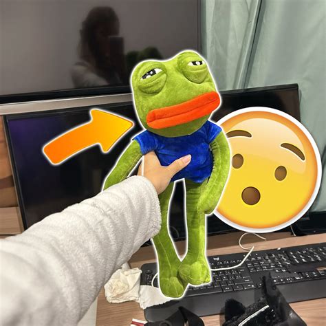 Pepe Plush The Ultimate Sad Frog Toy Doll 17 7 Inch Ultra Soft