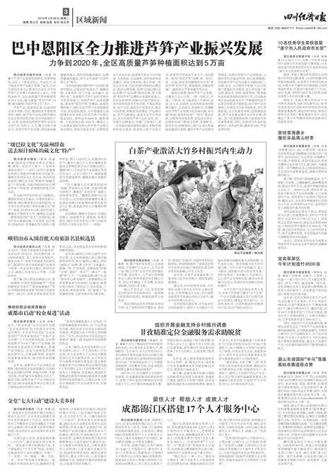 白茶产业激活大竹乡村振兴内生动力 四川经济日报