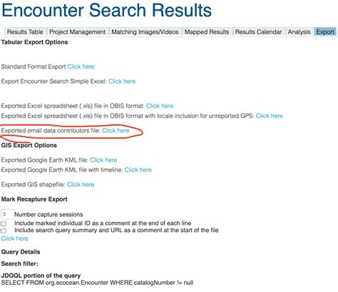 Missing Submitter Email Address On Export Spotting Giant Sea Bass