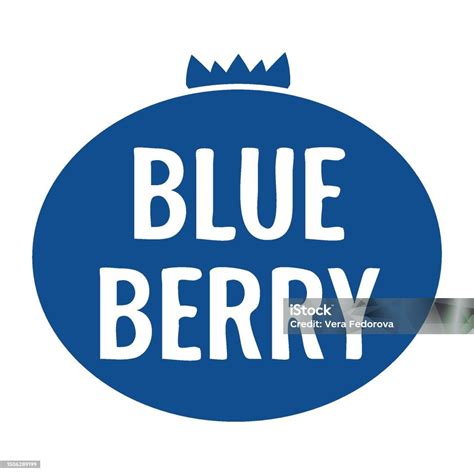 블루베리 신선한 여름 베리입니다 타이포그래피 포스터 배너 스티커 셔츠 등을 위한 벡터 템플릿 개념에 대한 스톡 벡터 아트 및 기타 이미지 Istock