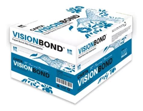 Papel Vision Bond T Carta Blancura 97 Caja C 5000 Hojas En Venta En