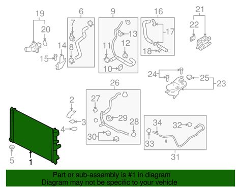 L518 15 200b Radiator Assembly 2009 2010 Mazda 6 Florida Mazda Parts