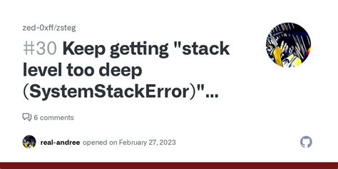 Keep Getting Stack Level Too Deep Systemstackerror While Trying To