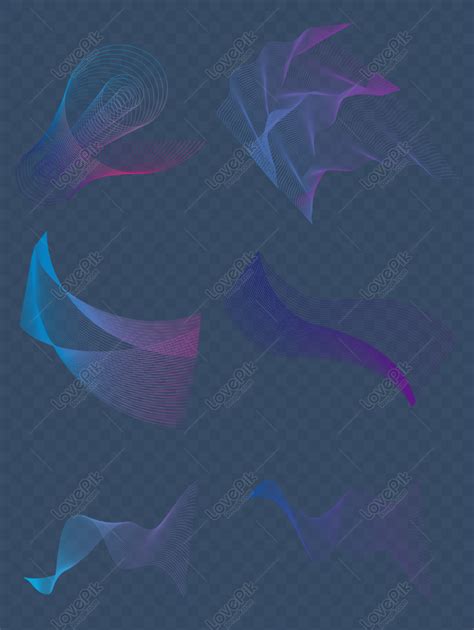 Free Color Gradient Technology Sci Fi Line Decorative Pattern Backgro