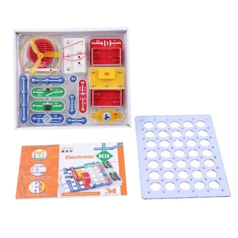 Комплект с експерименти за направа на електрически вериги Dbolo За деца 34 експеримента Emag Bg