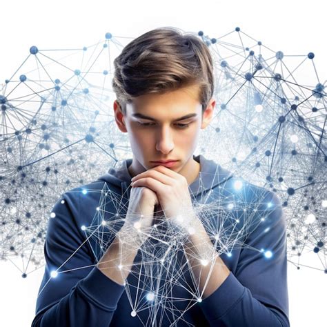 Close Up Man Robotic Process Automation Concept Premium Ai Generated Image