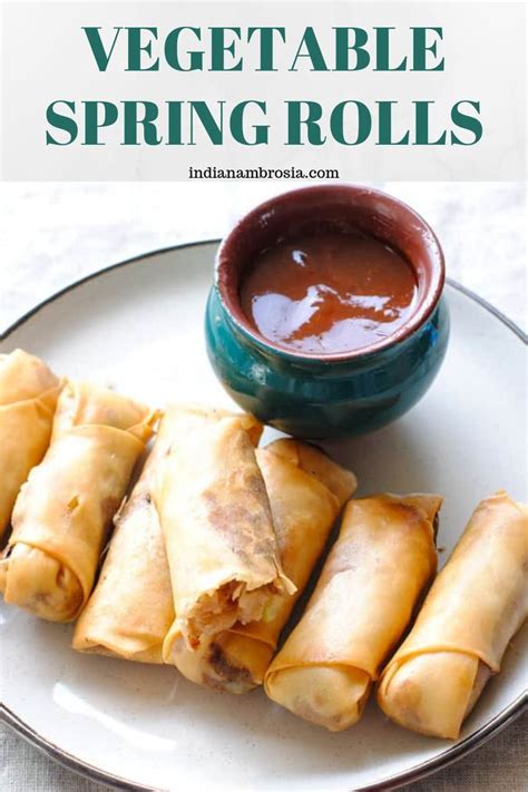 Vegetable Spring Rolls Recipe Homemade Easy And So Tasty Recipe