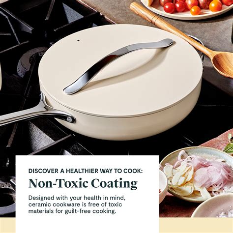 Caraway Nonstick Ceramic Cookware Set 12 Piece Pots Pans Lids And